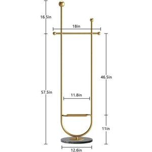 Storage & Organization | Gold Metal Clothing Garment Racks Modern ...